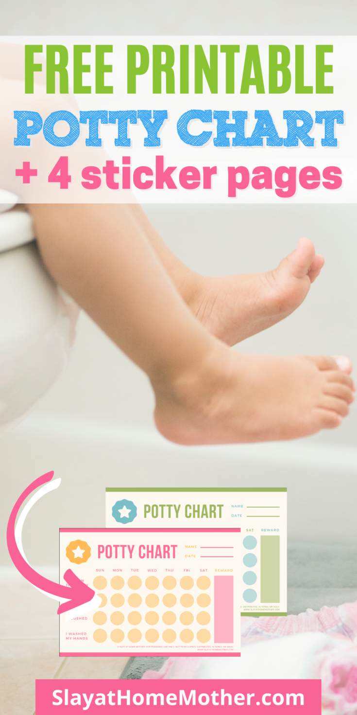 Potty Training In 3 Days + FREE Printable Potty Chart