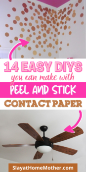 Peel And Stick Contact Paper - 14 Easy DIY Projects You Can Make With It