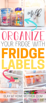 Fridge Organization Tips + FREE Printable Fridge Labels