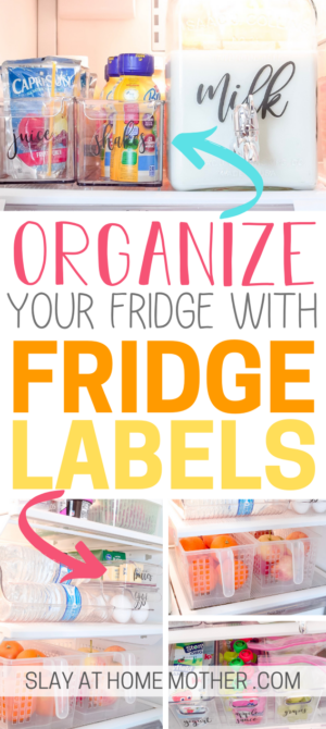 Fridge Organization Tips + FREE Printable Fridge Labels