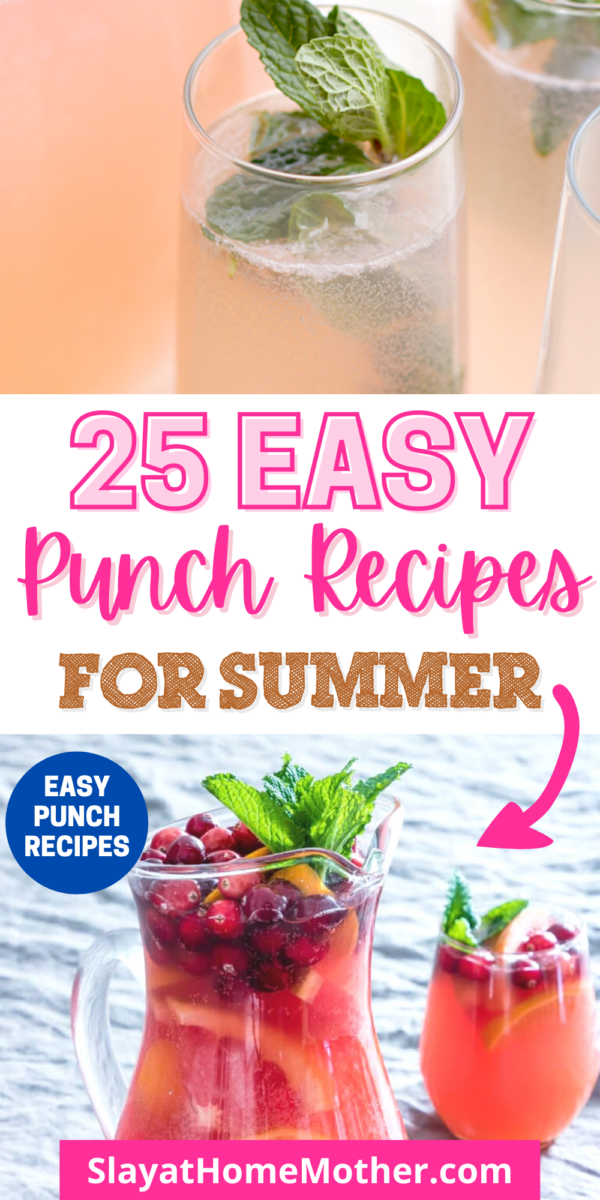 25 Easy Punch Recipes That Are Perfect For Summer