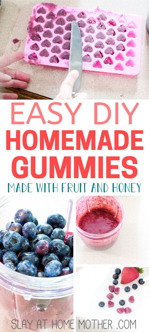 Healthy Homemade Gummies With Real Fruit (SUPER EASY!)