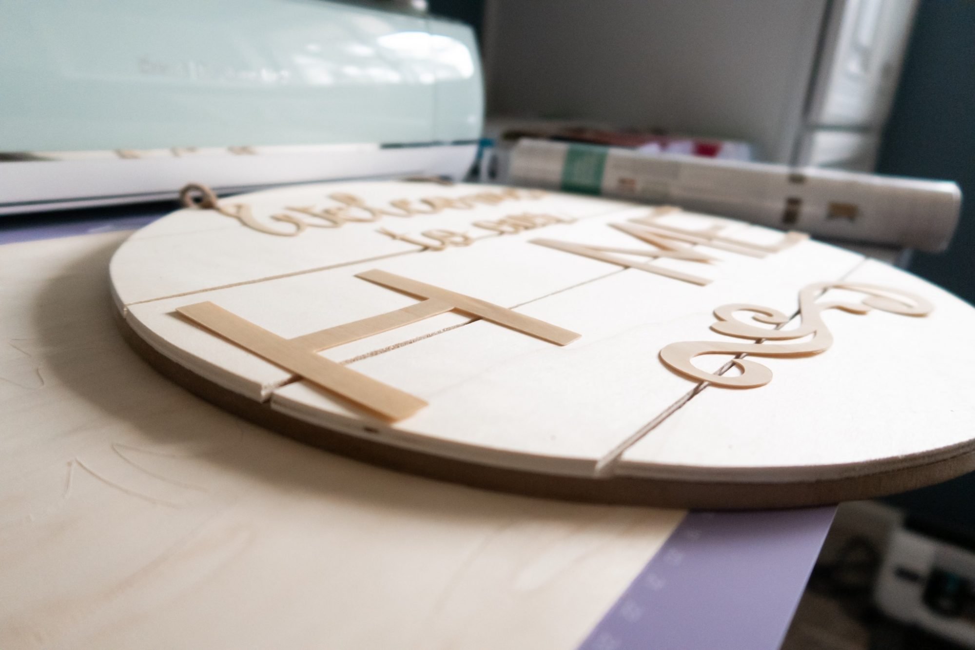 Interchangeable Welcome Sign DIY - Slay At Home Mother