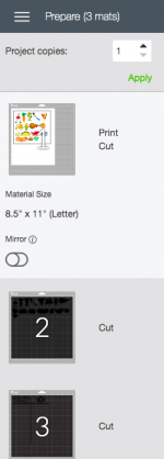 Cricut Print Then Cut: DIY Acrylic Menu Planner And Grocery list