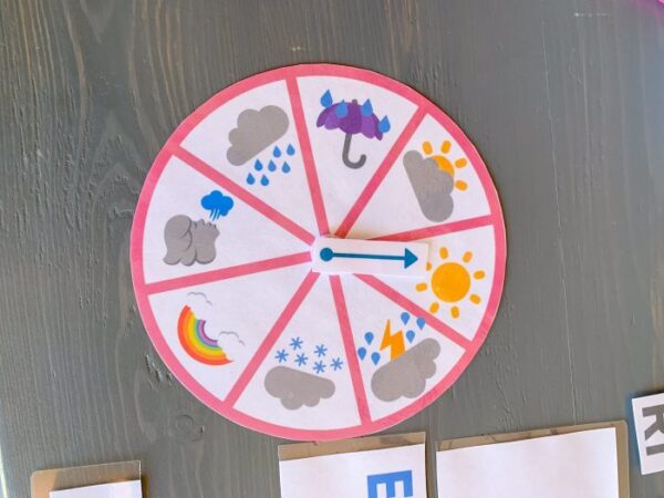 Free Printable Calendar, Weather Chart, & Letter Of The Day for Preschool