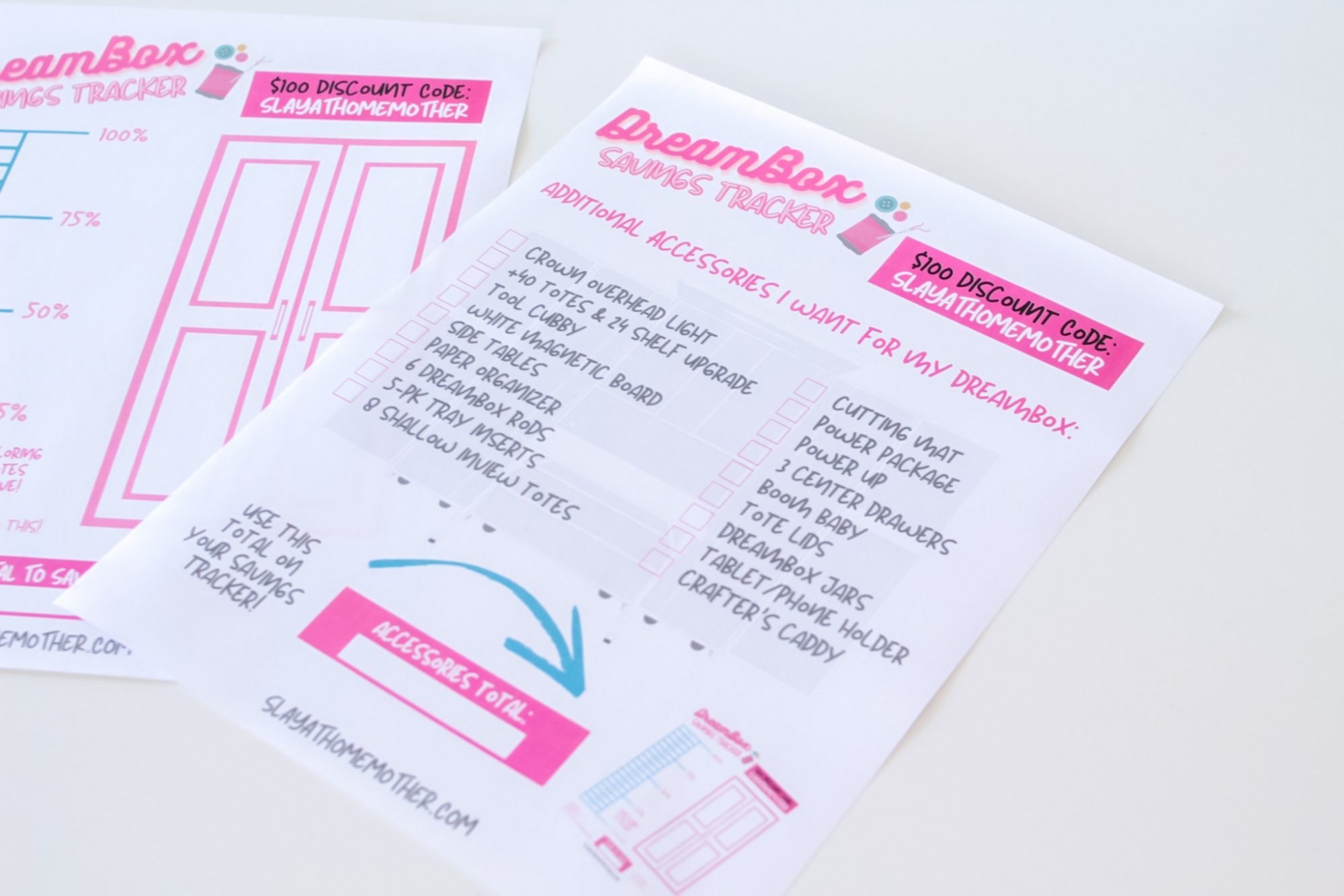 DreamBox Savings Tracker - Free Printable Download