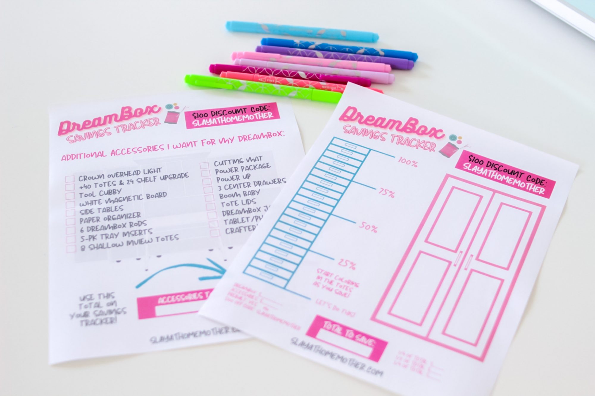 DreamBox Savings Tracker - Free Printable Download