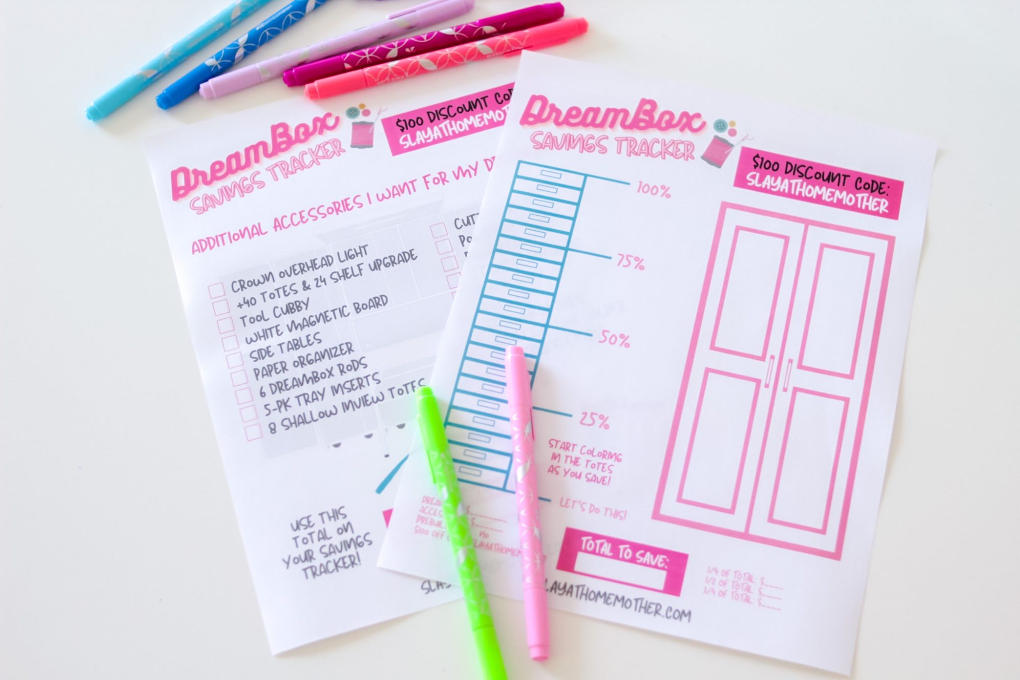 DreamBox Savings Tracker - Free Printable Download
