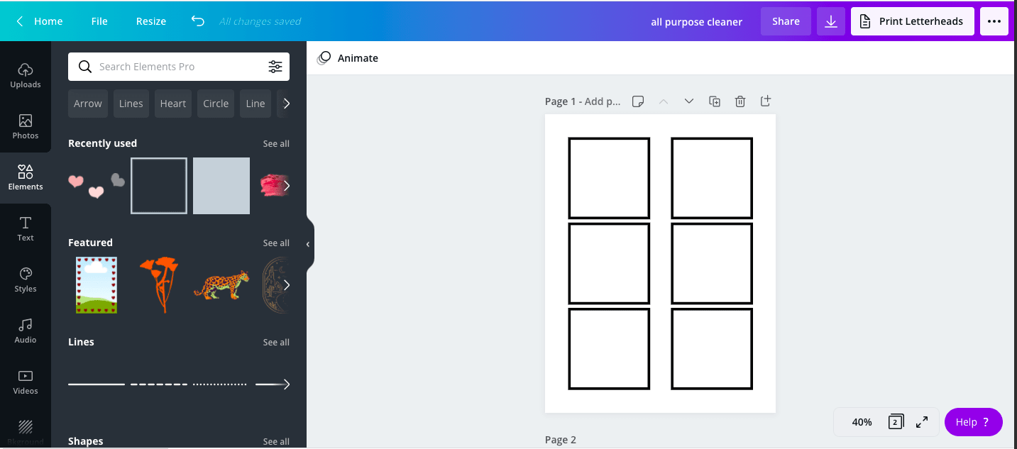 How To Make Printable Cleaning Labels Without A Cricut