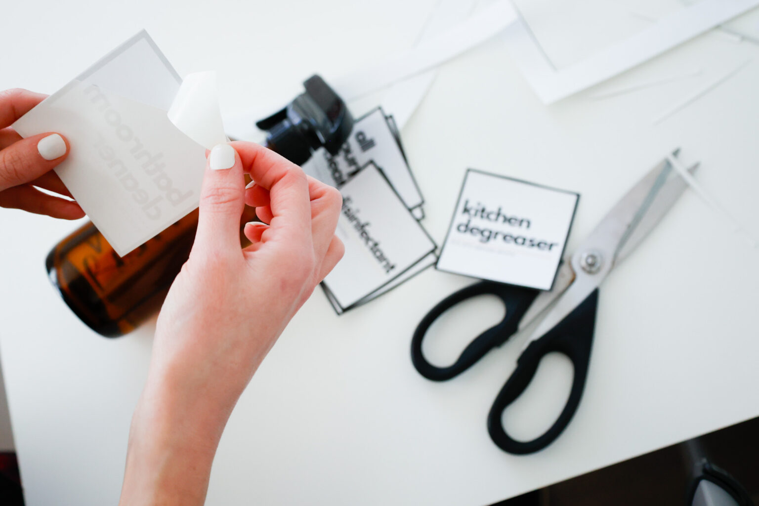 How To Make Printable Cleaning Labels Without A Cricut