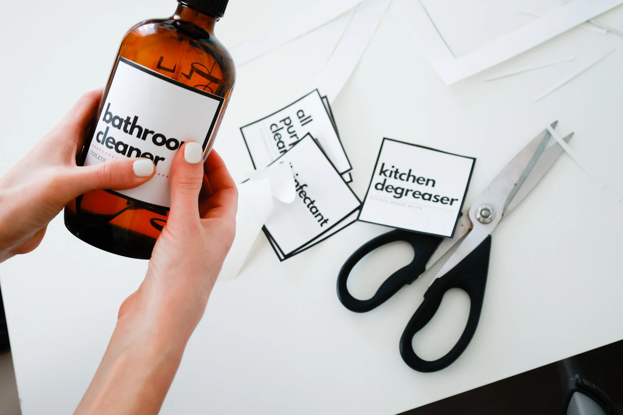 How To Make Printable Cleaning Labels Without A Cricut