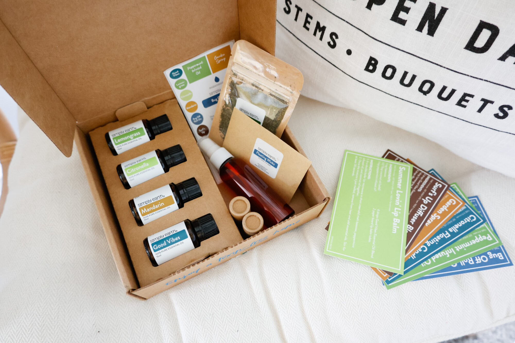 DIY Essential Oil Mosquito Repellent - June Simply Earth Recipe Box