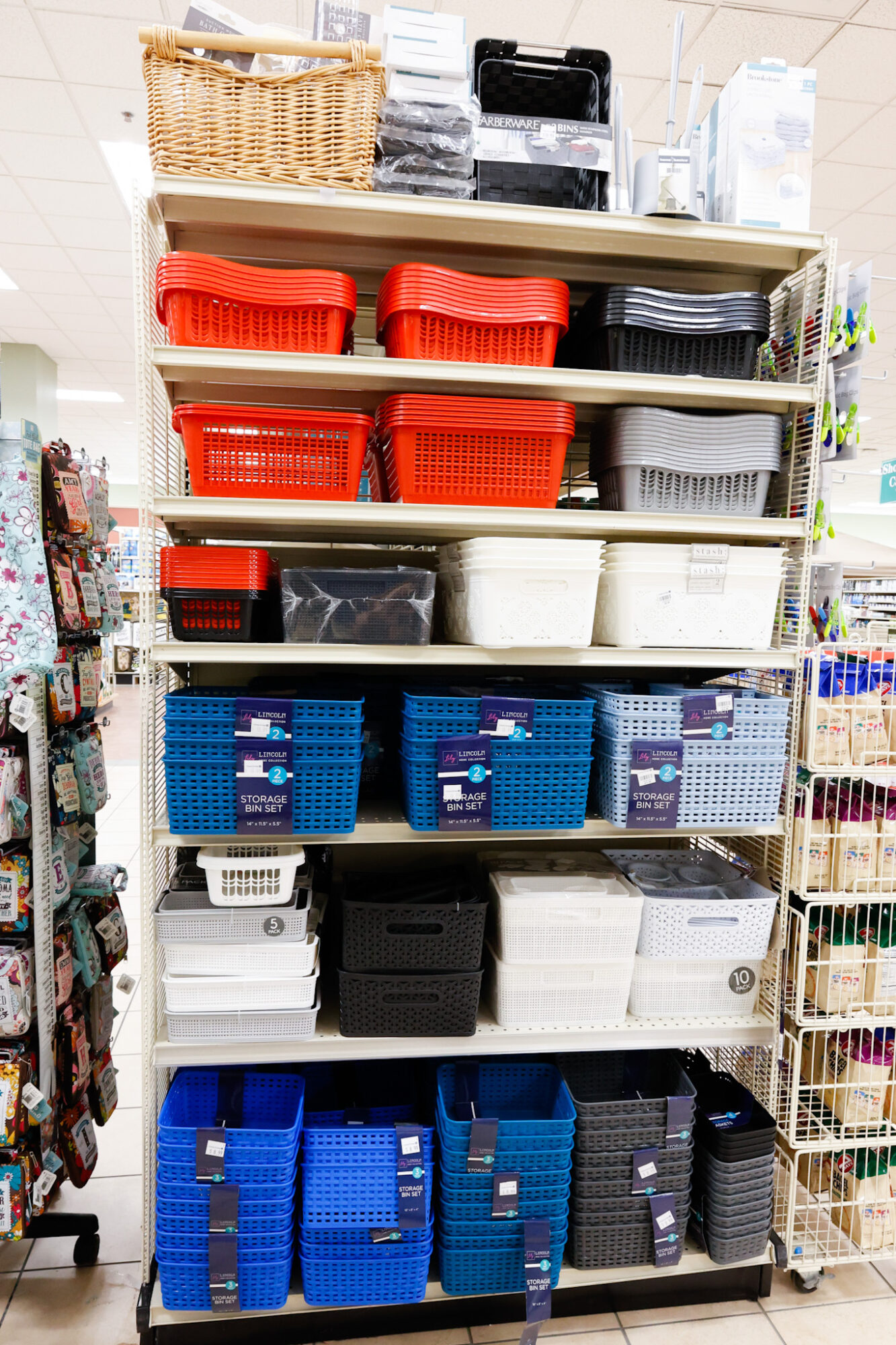 Quick Garage Organization Ideas with Christmas Tree Shops