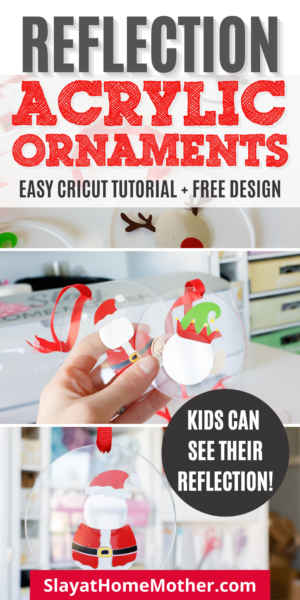 Unique Christmas Acrylic Ornaments - Reflection Ornaments