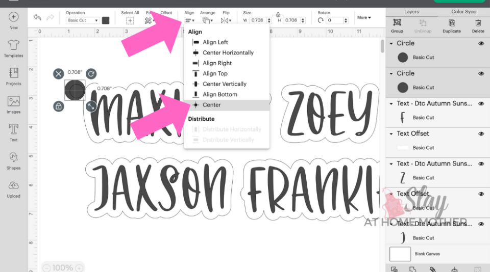 DIY Stocking Name Tags - An Easy Cricut Tutorial - Slay At Home Mother