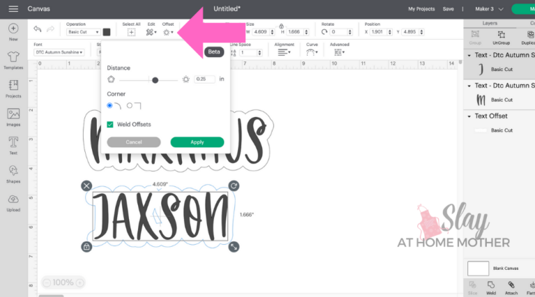 DIY Stocking Name Tags - An Easy Cricut Tutorial - Slay At Home Mother