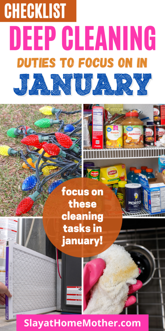 Deep Cleaning Checklist: January Cleaning Duties To Focus On