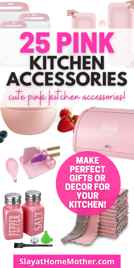 Pink Kitchen Accessories For Your Home (These Make Great Gifts!)