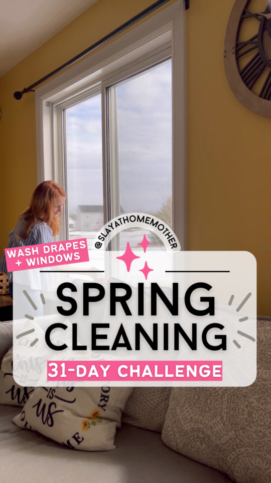 Spring Cleaning Challenge - Slay At Home Mother