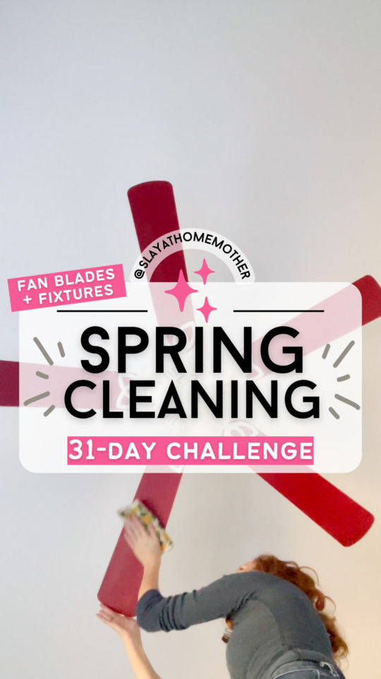 Spring Cleaning Challenge - Slay At Home Mother